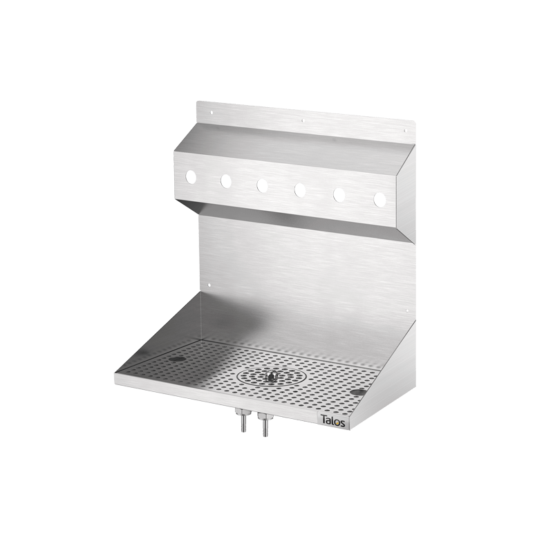 Wall Mount 6-taps Drip Tray With Rinser – American Talos Inc.