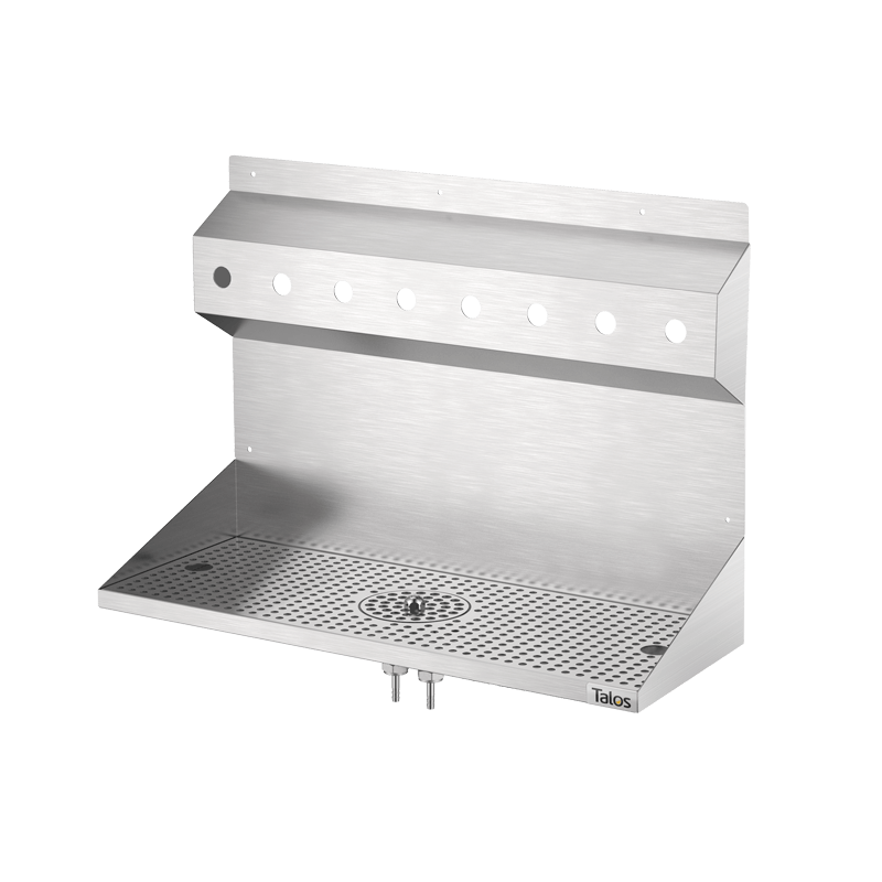 Wall Mount 8-taps Drip Tray With Rinser – American Talos Inc.